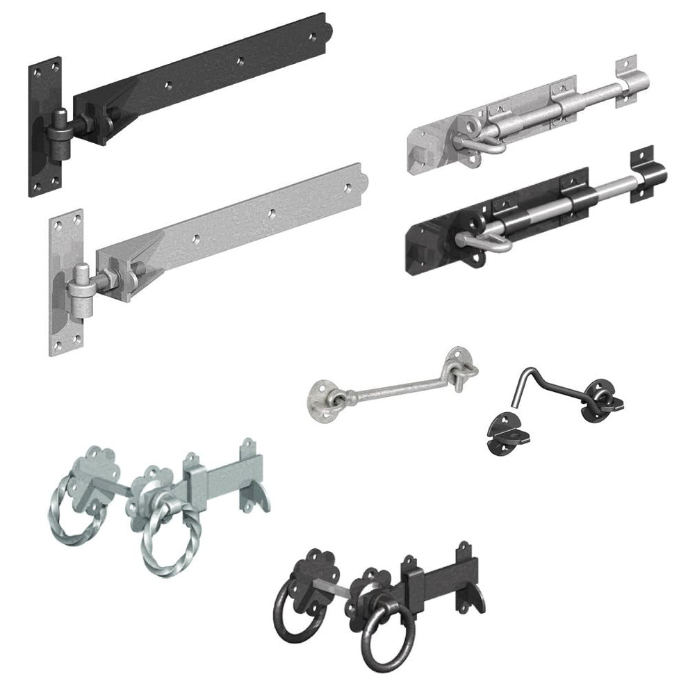 Large Single Gate Ironmongery Kit – Made to Measure Wooden Gates
